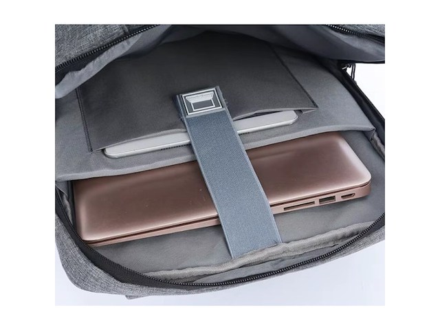 NCC-15-KLB012 Gembird Ranac poslovni Sivi za laptop 15,6inc 41x30x15cm USB konektor, 950g