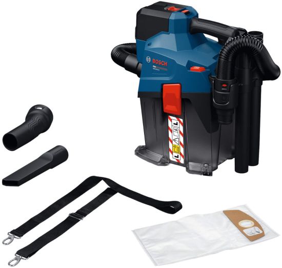 Akumulatorski usisivač Solo Bosch GAS 18V-6LS + set pribora; bez baterije i punjača (06019K2100)