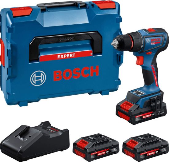 Bosch EXPERT EXSR18V-90 akumulatorska bušilica/odvrtač; 18V; 3x4,0Ah EXBA + L-BOXX (06019R2102)