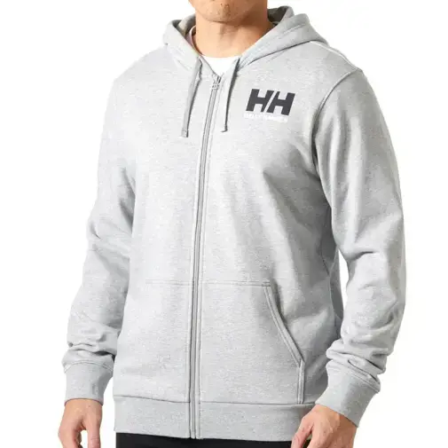 Helly Hansen Muška dukserica Logo FZ, Svetlosiva
