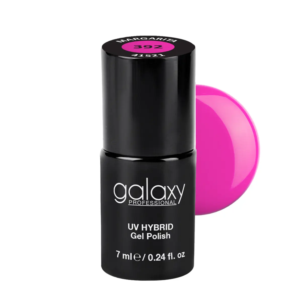 INTENSE PINK – trajni lak za nokte UV/LED Hybrid 7 ml Margarita S392
