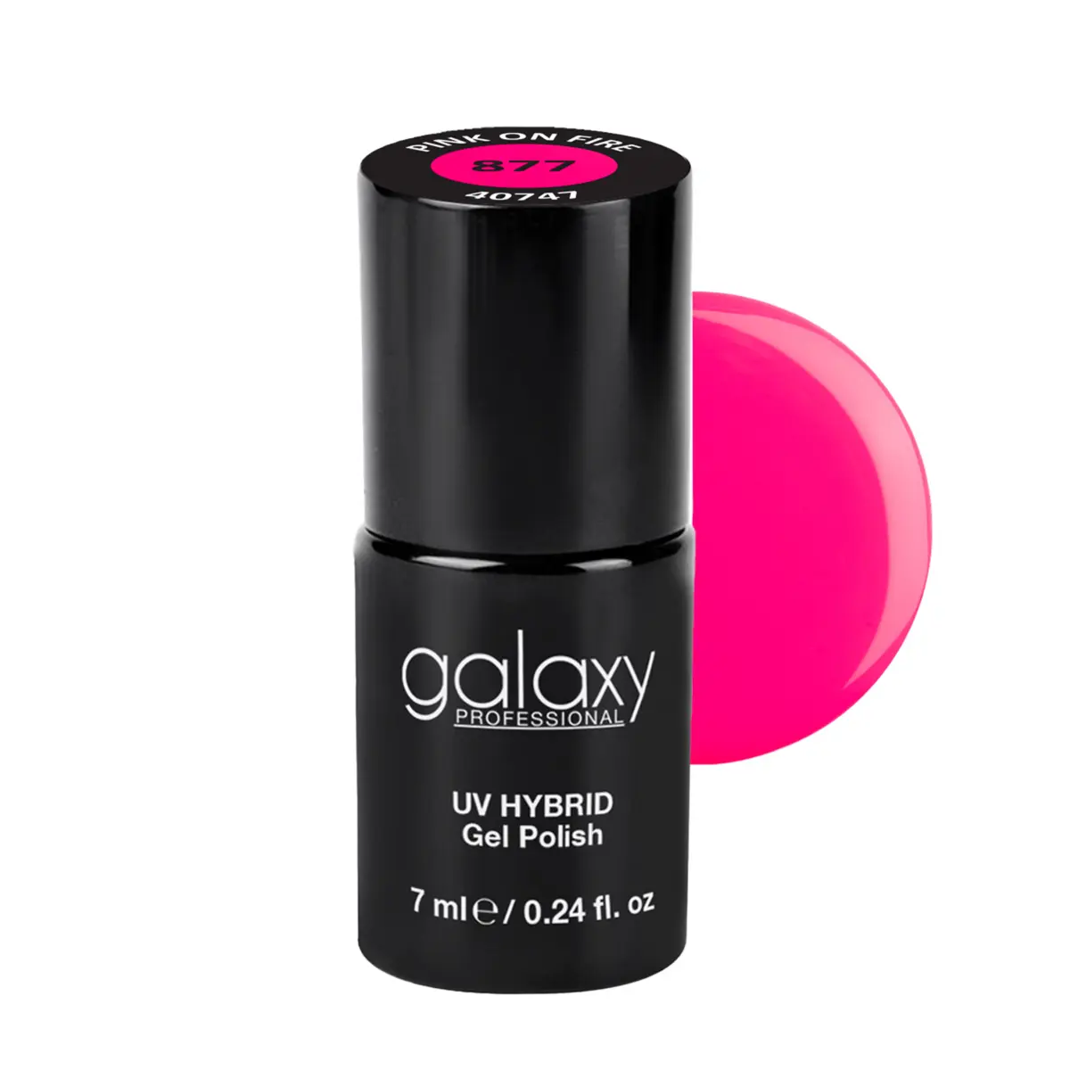 INTENSE PINK – trajni lak za nokte UV/LED Hybrid 7 ml Pink On Fire S877
