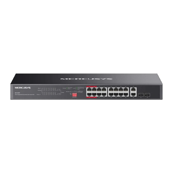 Mercusys MS120GP V1.0 20-Port Gigabit Rackmount Switch with 16-Port PoE+