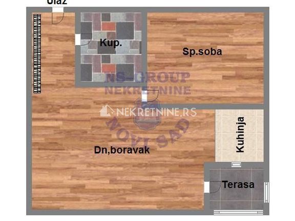 Odličan jednoiposoban stan u centru Bečeja! 38m2