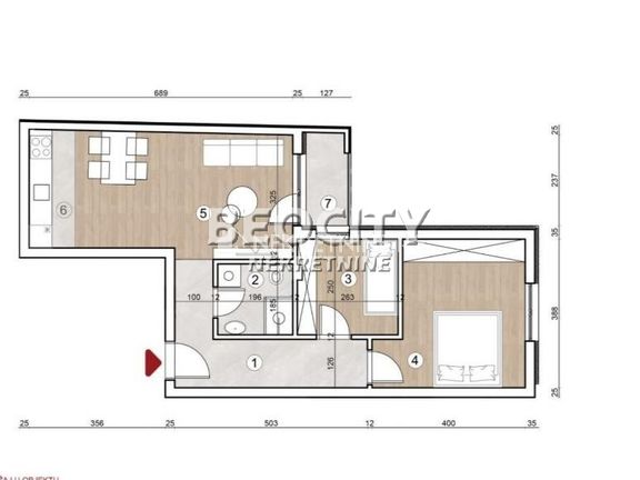 Novi Sad, Telep, , 3.0, 55m2, 126500EUR