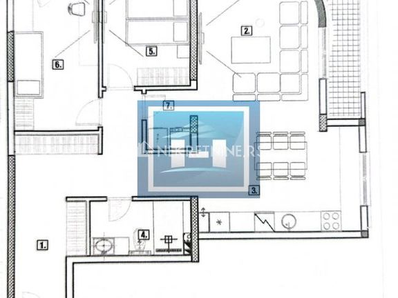 Trosoban stan u izgradnji