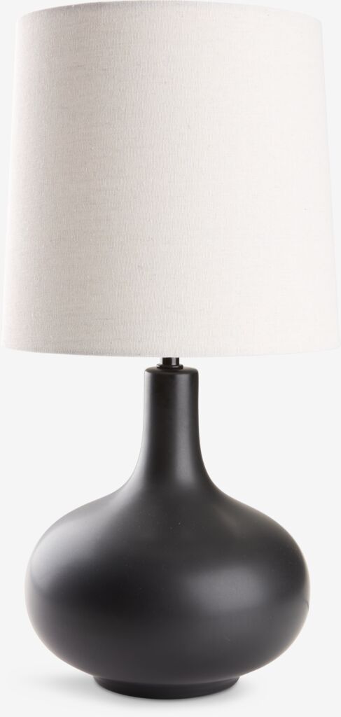 Stona lampa JOACHIM Ø27xV54cm bež/crna