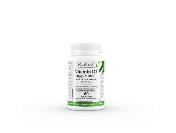 KALTEX VITAMIN D3 WITH OLIVE OIL CPS A 60
