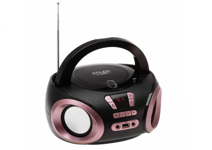 ADLER AD1181BC RADIO PRENOSIVI CD BOOMBOX CRNO PINK