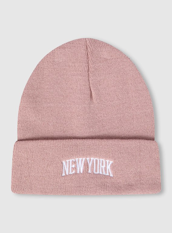 Kapa sa natpisom New York Roze