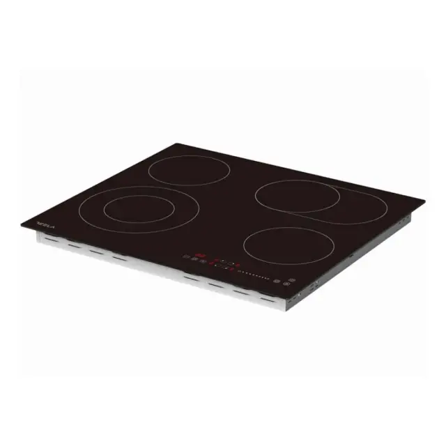 Tesla Ugradna ploča HV6411MX, Staklokeramička, 4 zone, 51,9 cm, Crna