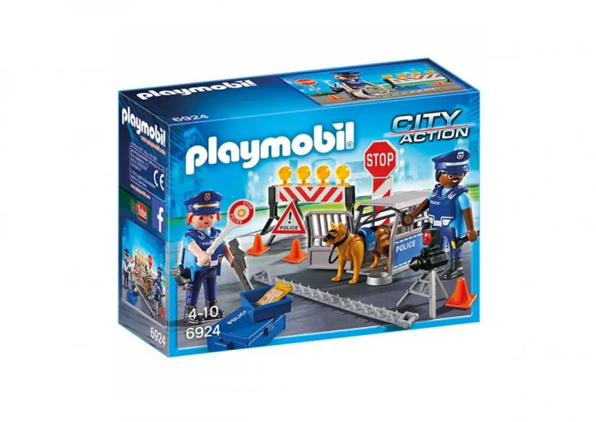 Playmobil City Action - Policija: Barikade na putu