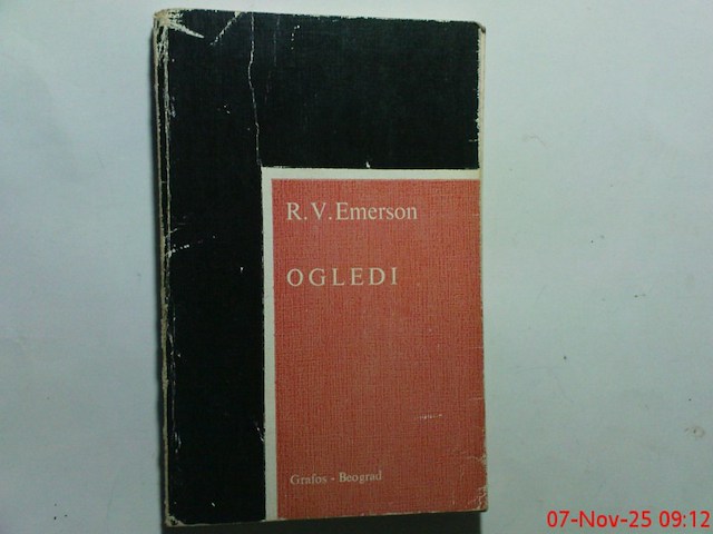 R. V. EMERSON  -  OGLEDI