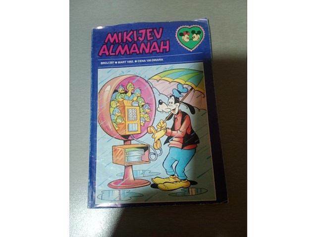 Mikijev almanah br 297 ( mart, 1992 )
