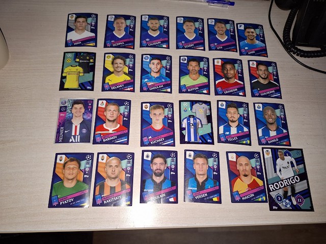 Uefa Champion league 2018/19 žive sličice Topps Lot