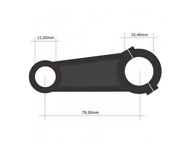 Klipnjača Briggs &; Stratton 3 do 3,5 KS kosa standard 2