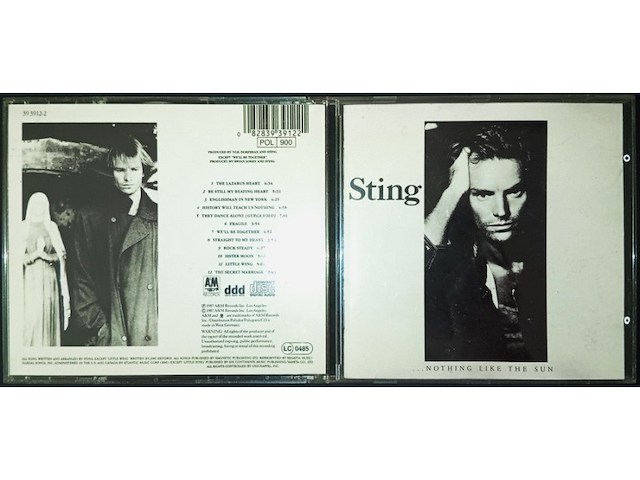 Sting-Nothing Like the Sun Made in Germany CD (1987)