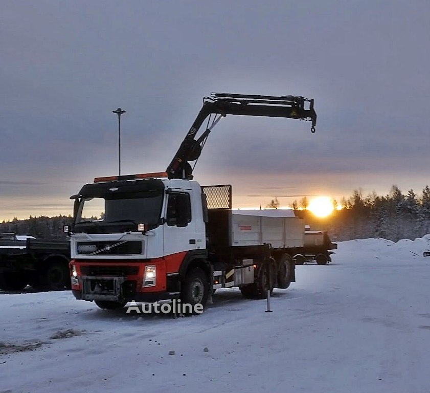 Volvo FM300 *6x2 *Dumper + HIAB XS 066 *Reach 12m *BOX 4,90m kiper