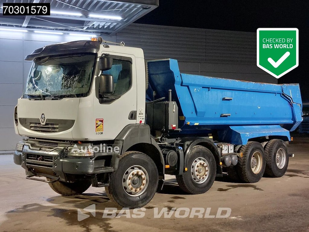 Renault Kerax 520 8X4 17m3 CIF tipper Steel Suspension Big-Axle Optibrak kiper