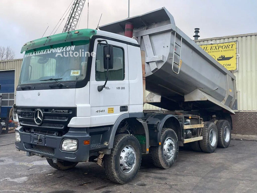 Mercedes-Benz Actros 4141 MP2 Kipper 8x6 V6 EPS Gearbox Full Spring Big Axle's kiper