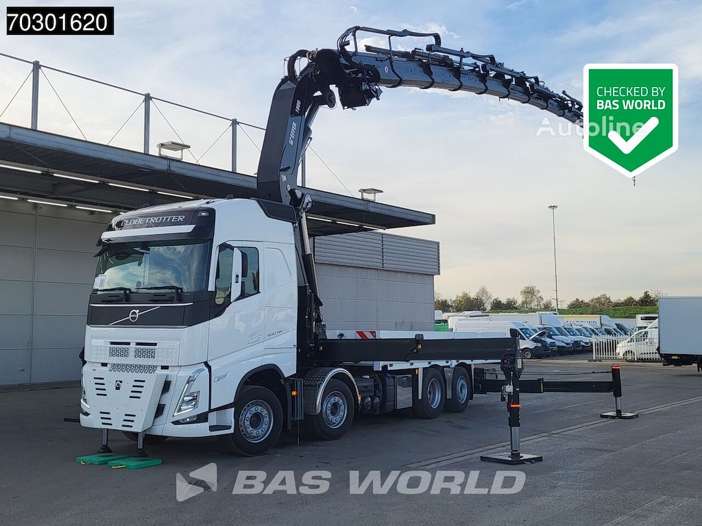 Volvo FH 460 8X2 UNUSED EFFER 1000 9S + 6S Crane + Fly-Jib Lift+Lenkac kamion s ravnom platformom