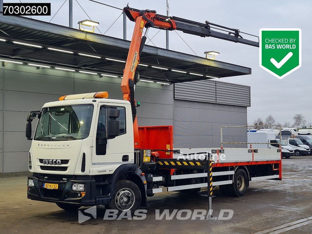 IVECO Eurocargo 140E280 Eurocargo 4X2 14tons NL-Truck Palfinger PK 850 kamion s ravnom platformom