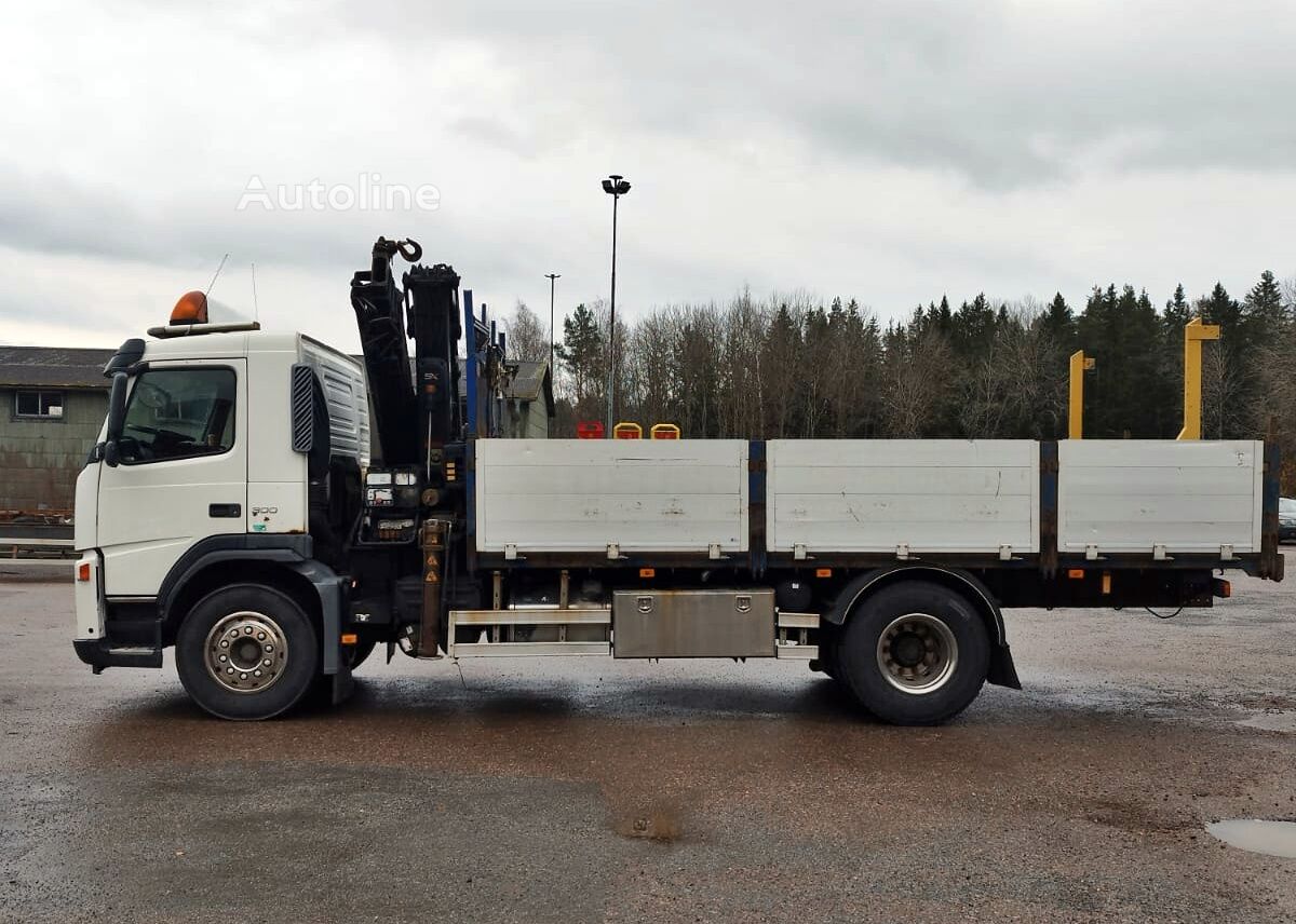 Volvo FM9 300 *HIAB 144 *Reach 15m *BOX 5.9m kamion s ravnom platformom