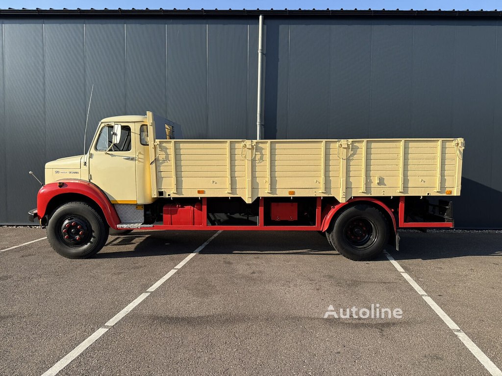 Scania 50 L5046 4X2 CLASSIC OLDTIMER OPEN BOX TRUCK kamion s ravnom platformom