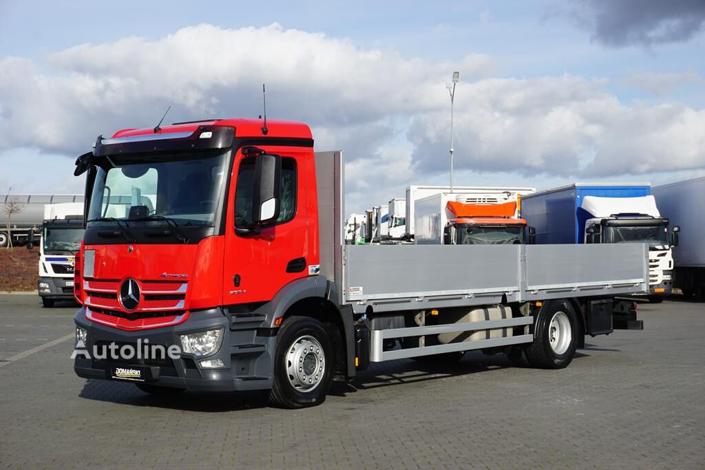 Mercedes-Benz ACTROS / 1824 / ACC / E 6 / BURTOWY / 18 PALET / ŁAD. 10 120 KG kamion s ravnom platformom