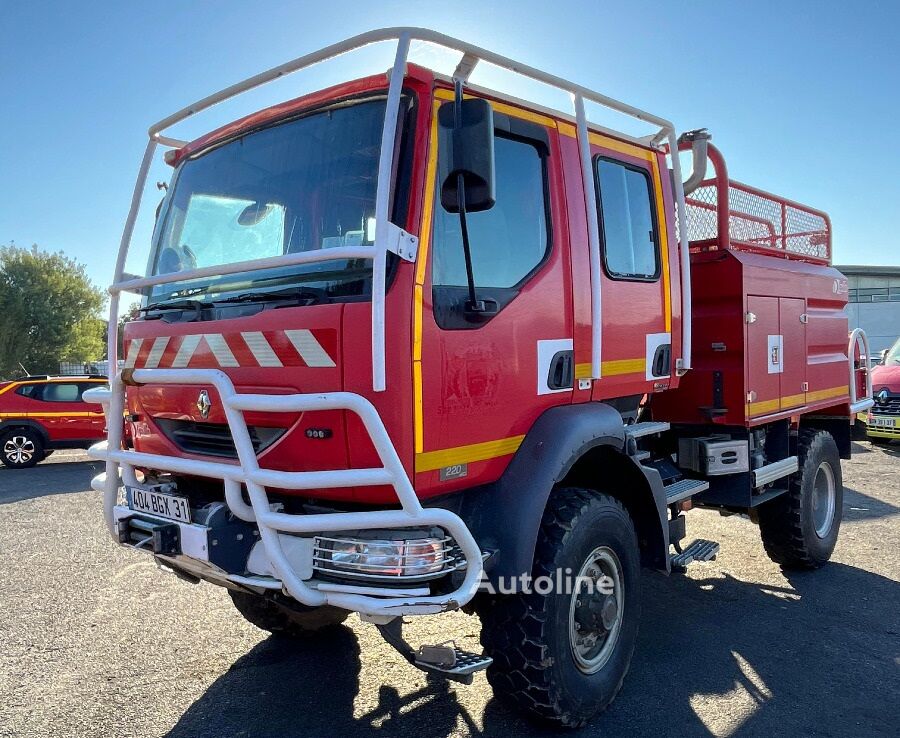 Volvo VFCI / Kerax / manual com bloqueio central alta e baixas 4x4 Tan kamion s ravnom platformom