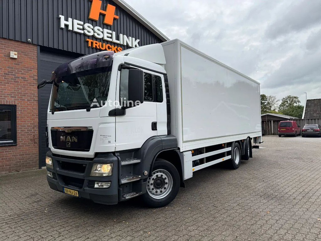 MAN TGS 26.320 Koffer Stuuras AHK 2500KG LBW 580.347KM! NL Truck kamion furgon
