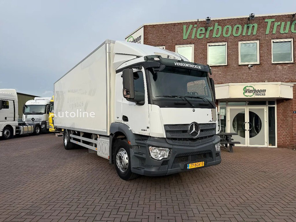 Mercedes-Benz Antos 1824L mit 8.5m Isokoffer / 1.500kg Ladebordwand / Euro6 / kamion furgon