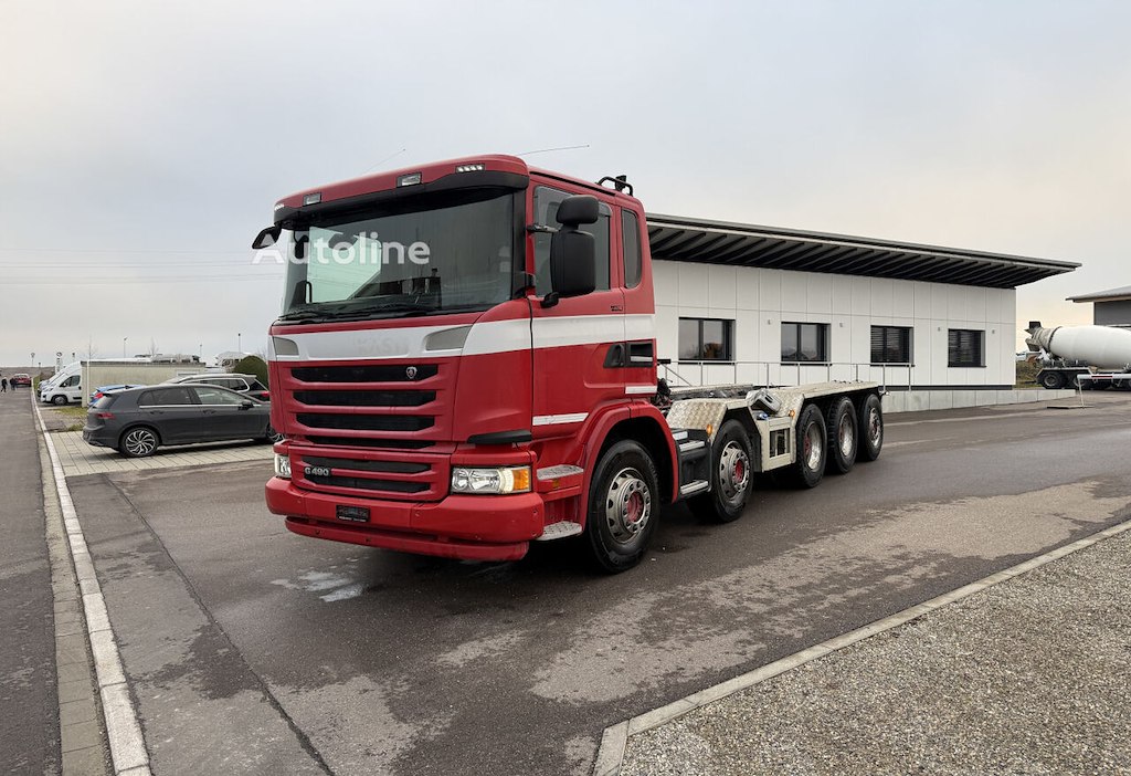 Scania 589 G 490 10x4 SWS Chassis-Kabine / Swiss-Vehicle kamion šasija