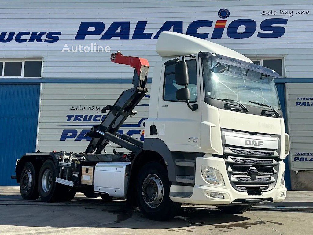 DAF CF 460 portacontenedor de gancho kamion rol kiper