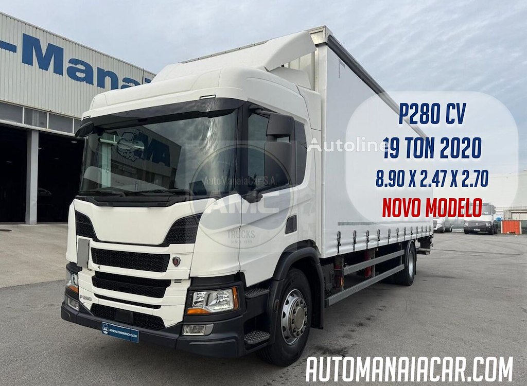 Scania P280 kamion sa klizna zavesa cerada