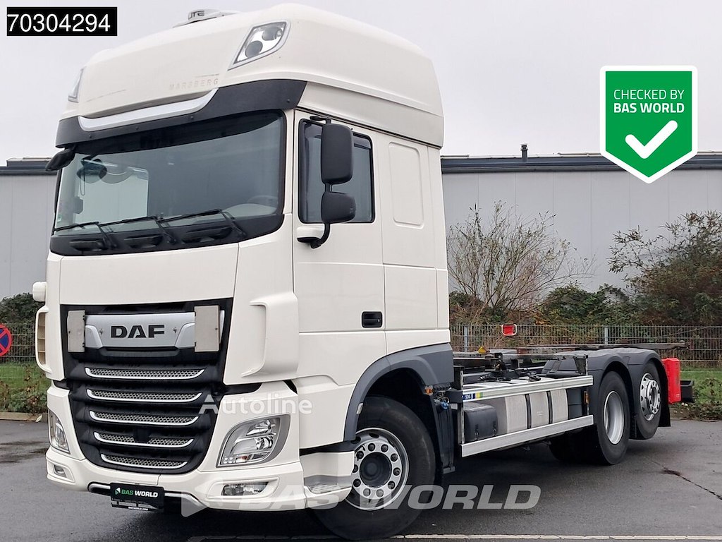 DAF XF 480 6X2 BDF SSC Retarder Lift+Steering Axle Automatic Euro 6 vozilo za prevoz kontejnera
