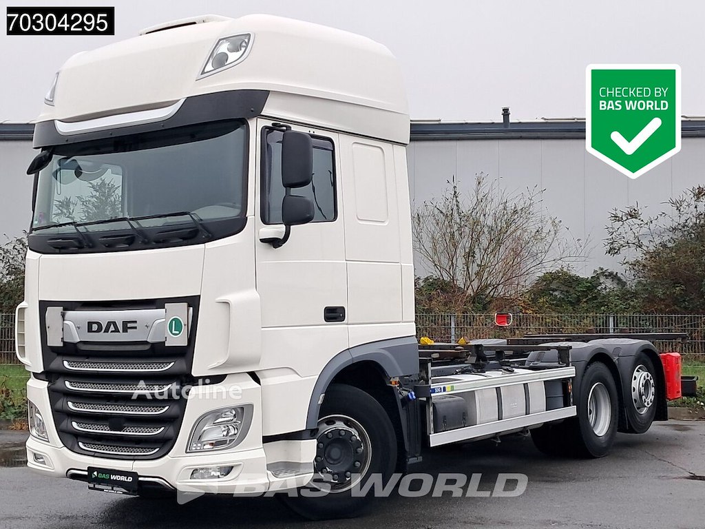 DAF XF 480 6X2 BDF SSC Retarder Lift+Steering Axle Automatic Euro 6 vozilo za prevoz kontejnera