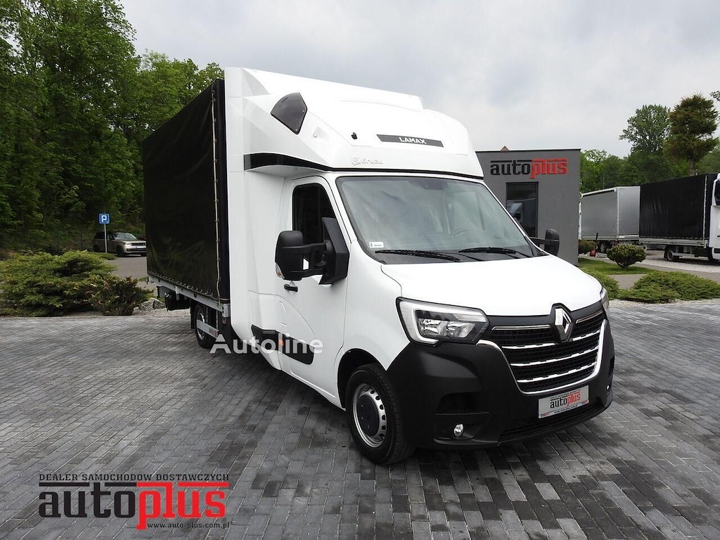 Renault MASTER PLANDEKA 10 PALET WEBASTO TEMPOMAT LEDY KLIMATYZACJA 165 kamion s ceradom < 3.5t