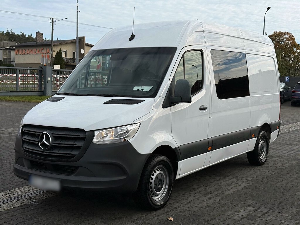 Mercedes-Benz Sprinter 319 CDI V6 L2H2 Doka Brygadówka 4-miejsca Zabudowa Wars kombi minibus