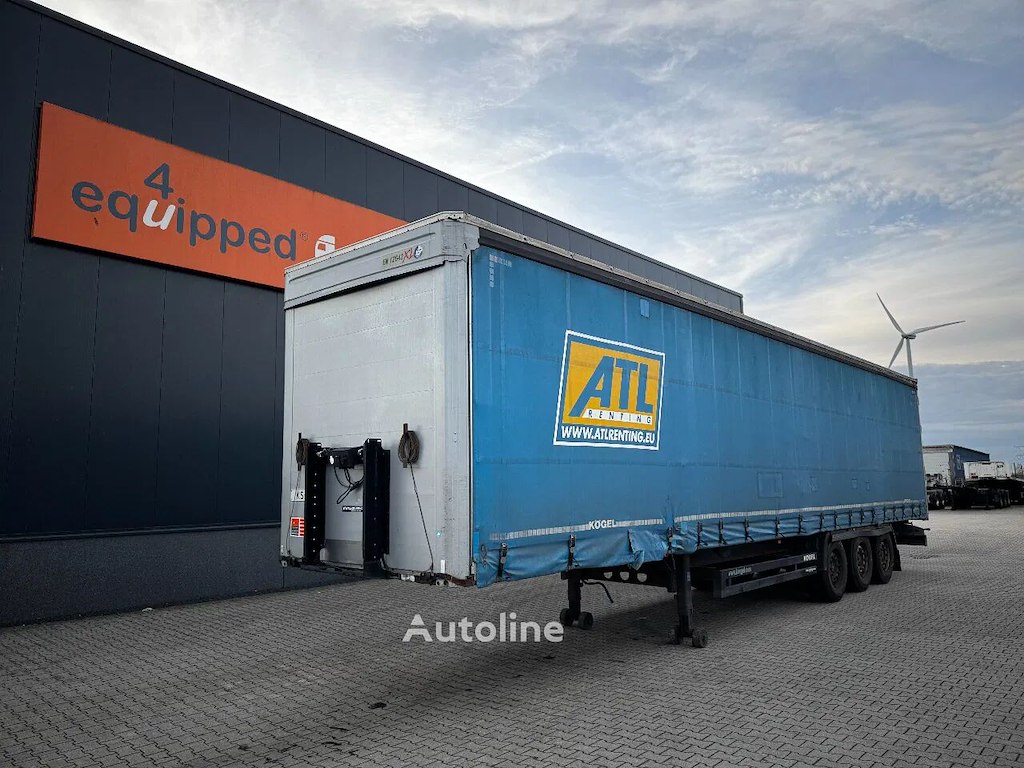 Kögel SAF INTRADISC, Internal height: 2.80m, NL-trailer poluprikolica sa kliznom ceradom