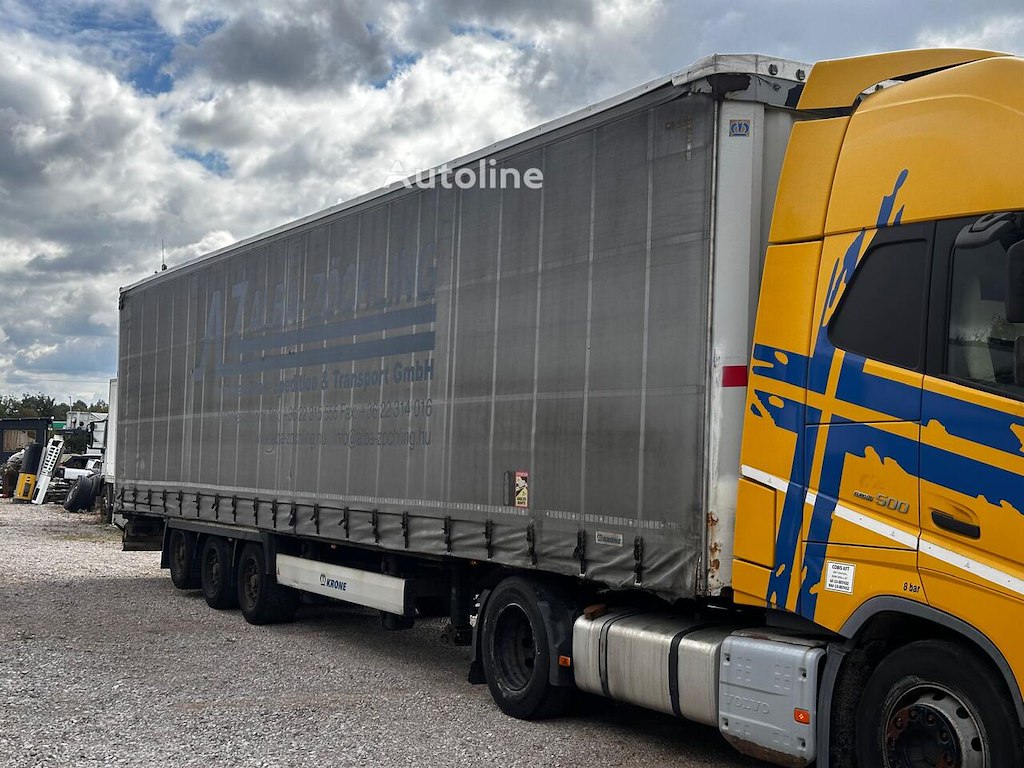 Krone SD A C lift axle poluprikolica sa kliznom ceradom