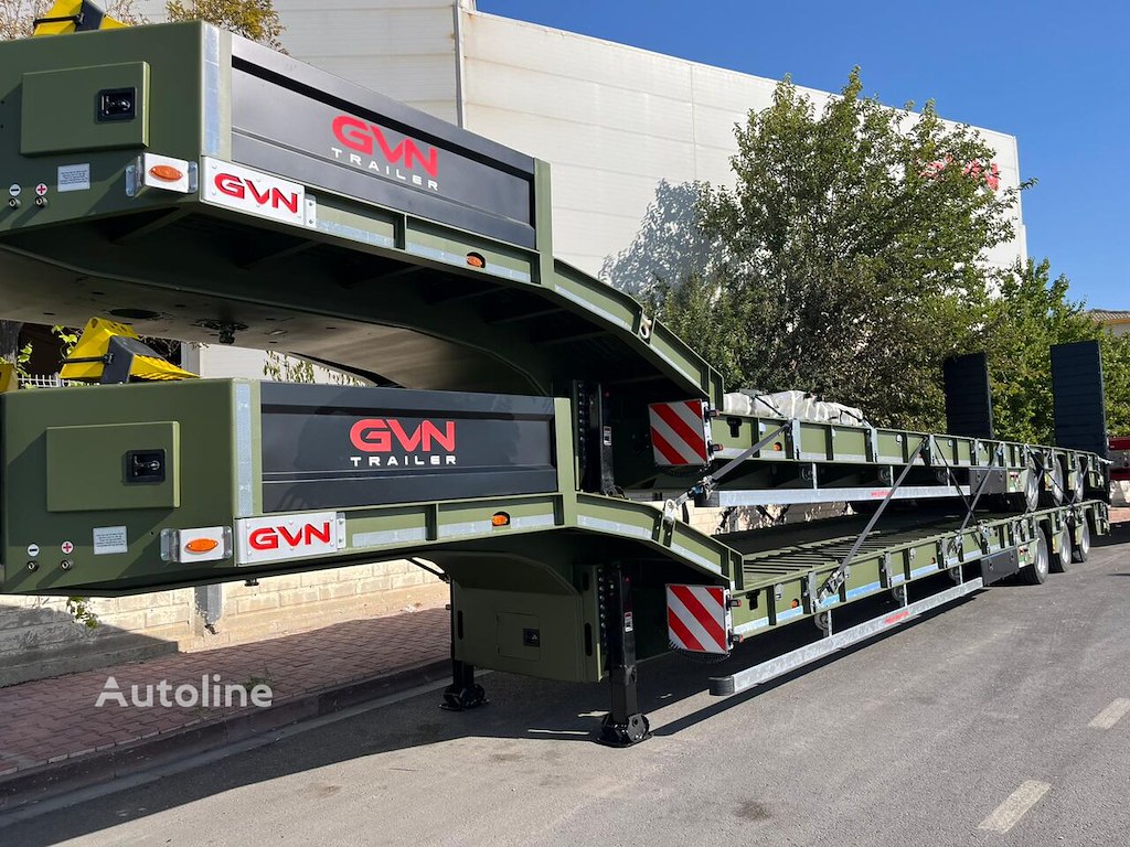 Nova GVN Trailer 3 axle lowbed poluprikolica sa niskom platformom