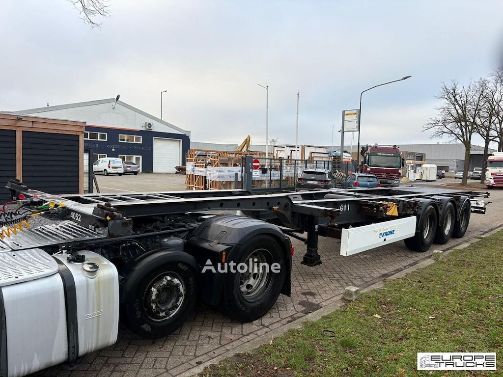 Krone Container Belgian Trailer - SAF Axles poluprikolica za prevoz kontejnera