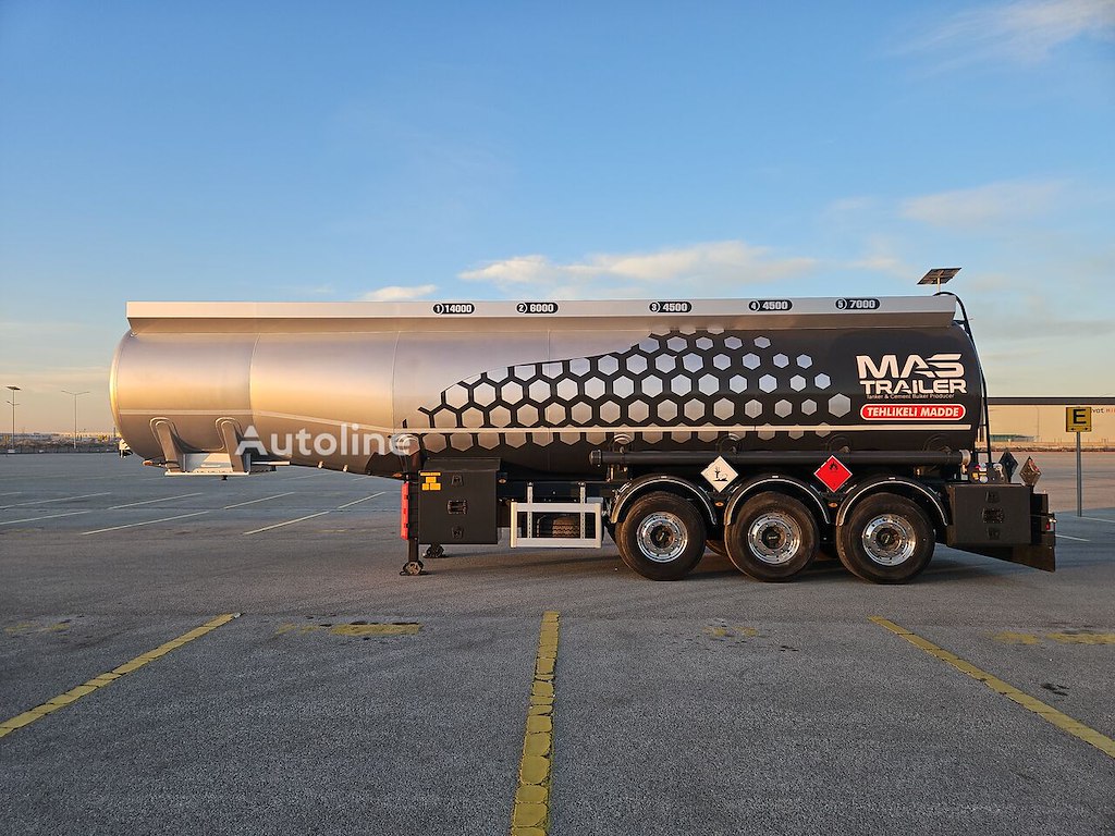 Nova Mas Trailer Tanker Aluminium Fuel Tanker with ADR poluprikolica autocisterna