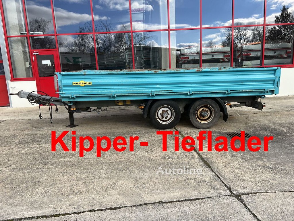Humbaur HTK 10 50 24 Tandem Kipper- Tieflader prikolica kiper