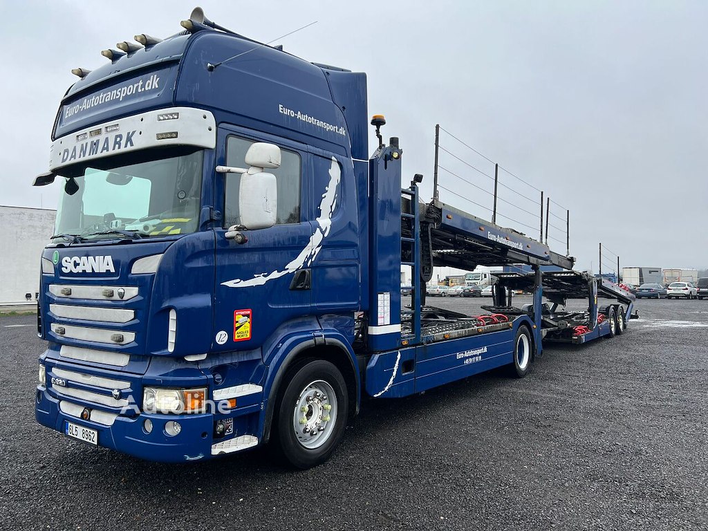 Scania R620 V8 (LB4X2HLB) + Kässbohrer Metago apt 003 prikolica autotransportera