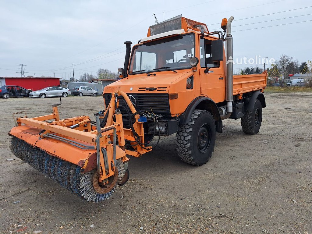 Mercedes-Benz UNIMOG U1450 4x4 3 sided Tipper, sweeper univerzalna komunalna mašina