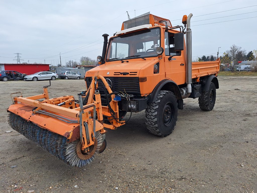 Mercedes-Benz UNIMOG U1450 4x4 3 sided Tipper, sweeper univerzalna komunalna mašina