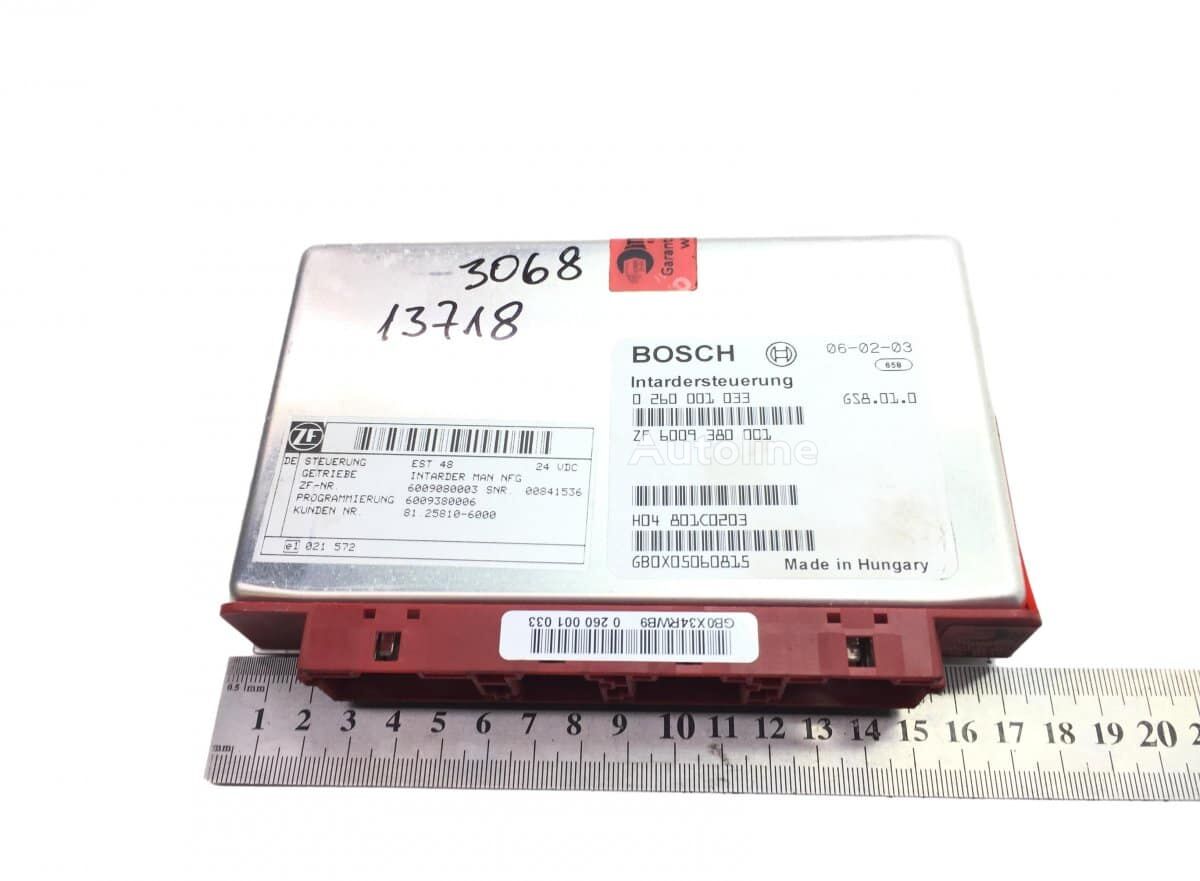 Unitate de control retarder MAN 8125810-6000 upravljačka jedinica za Bosch 0 260 001 033 kamiona