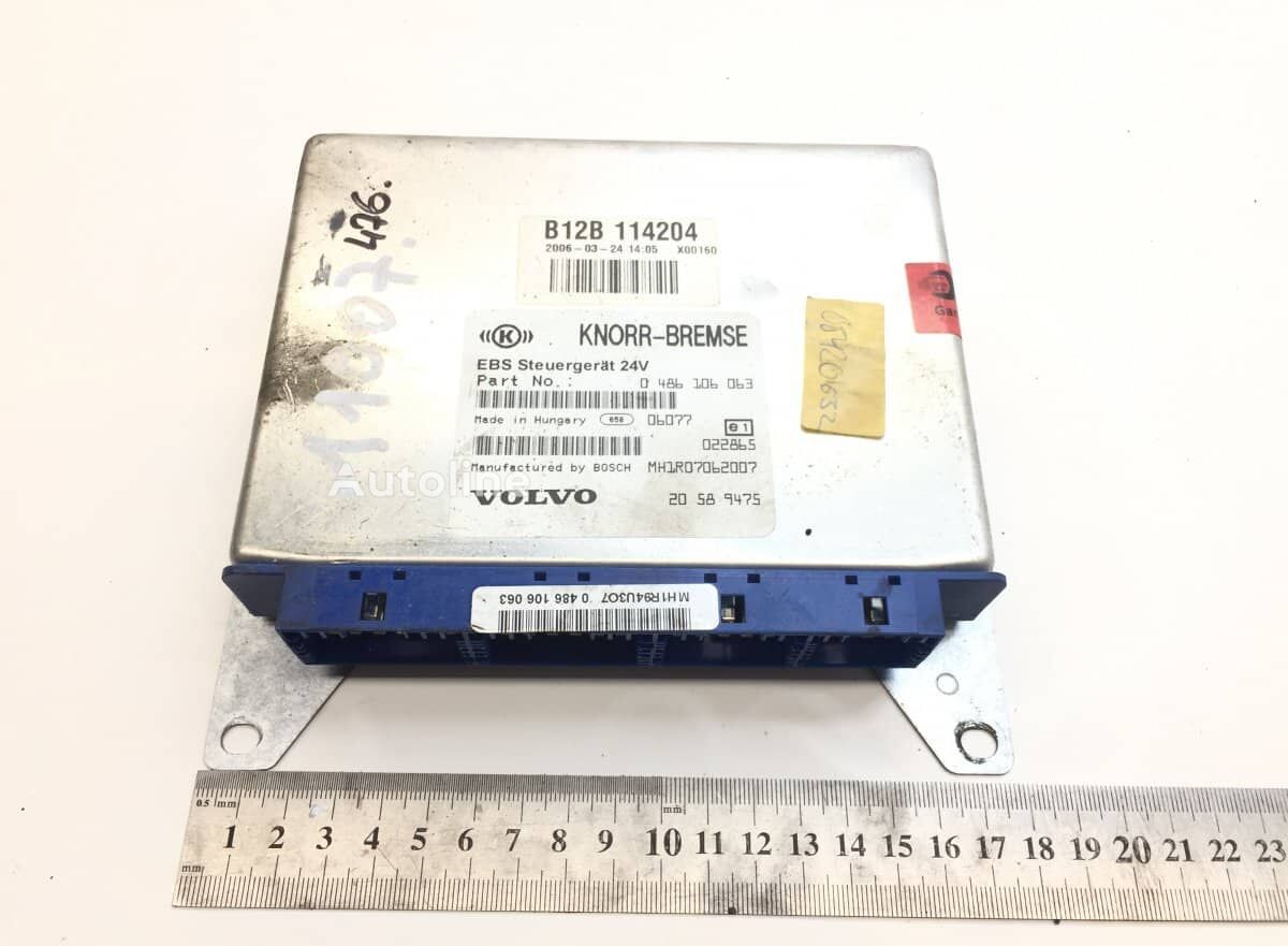 Unitate de Control EBS Knorr-Bremse 114204 upravljačka jedinica za Bosch Volvo B12B kamiona